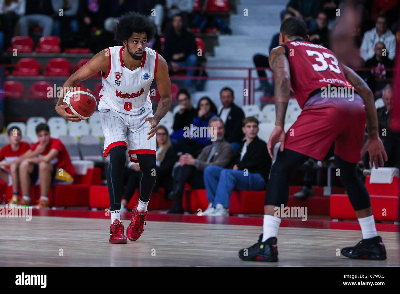 Varese, Italy. 08th Nov, 2023. Andriu Tomas Woldetensae #8 of Itelyum ...