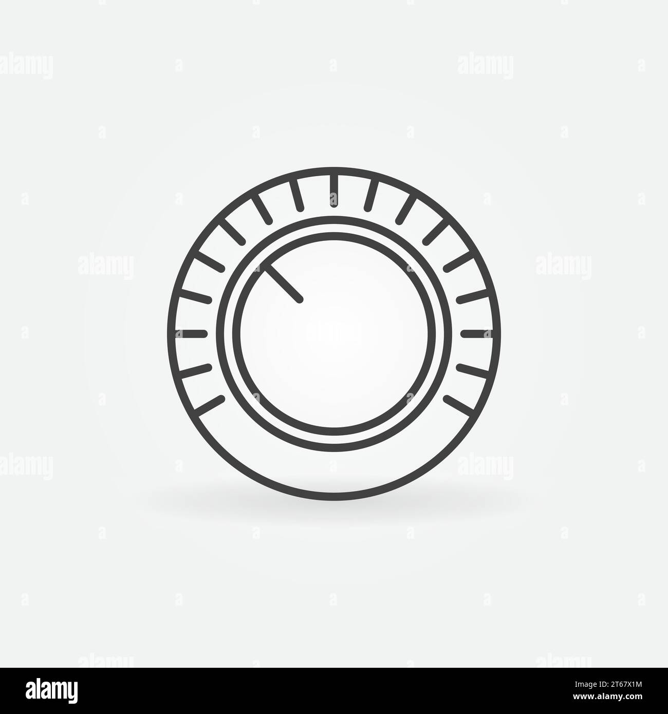 Volume vector concept icon or design element in thin line style Stock ...