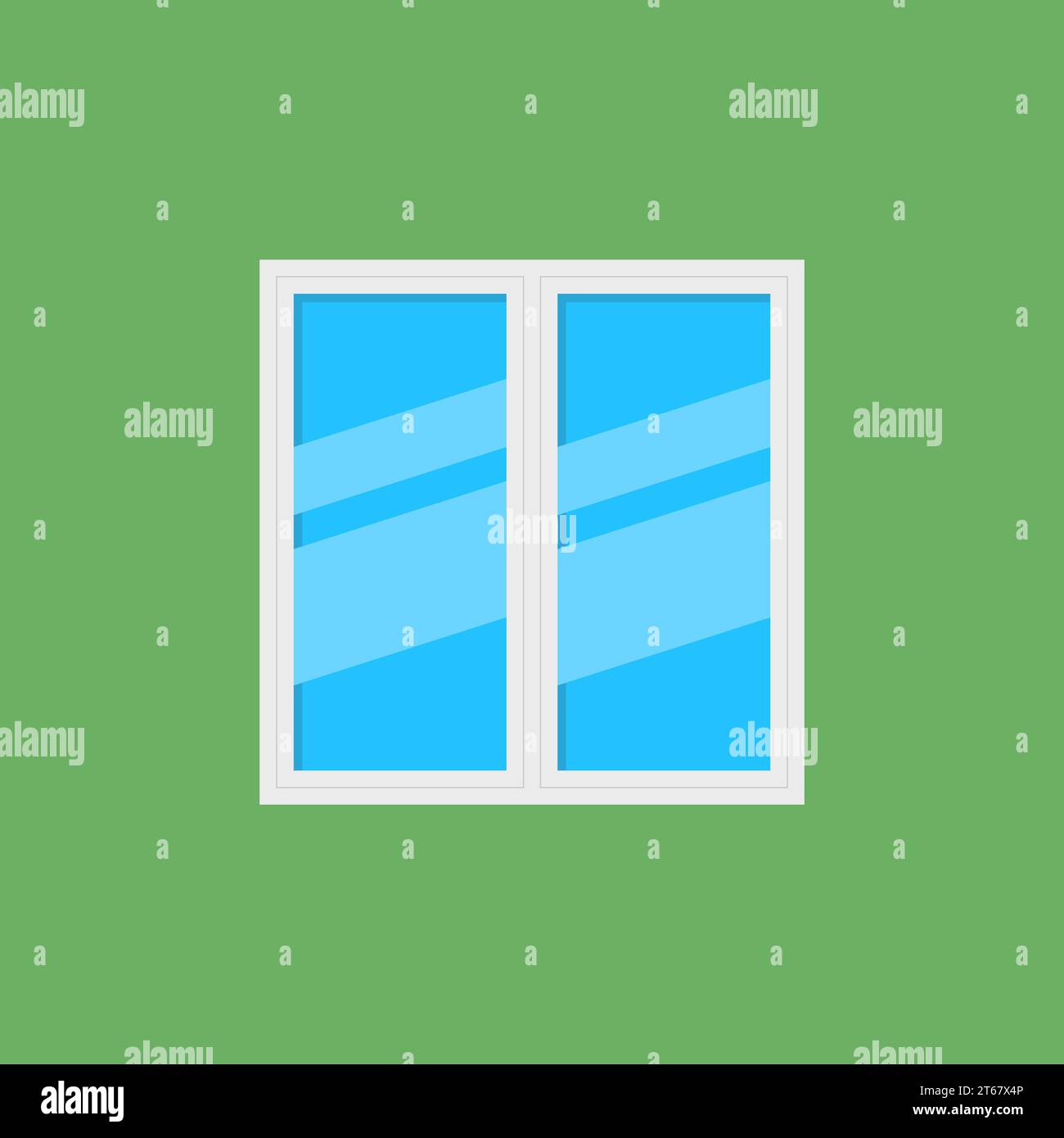 White and green window Stock Vector Images - Alamy