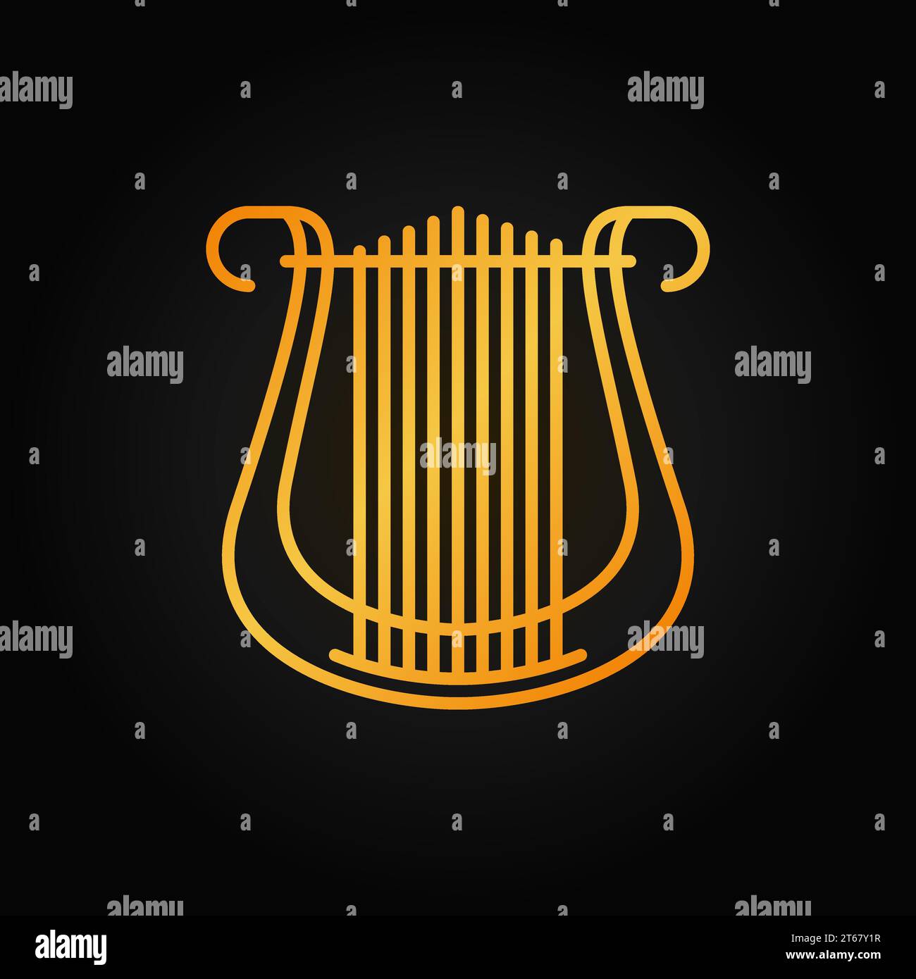 Golden lyre hi-res stock photography and images - Alamy