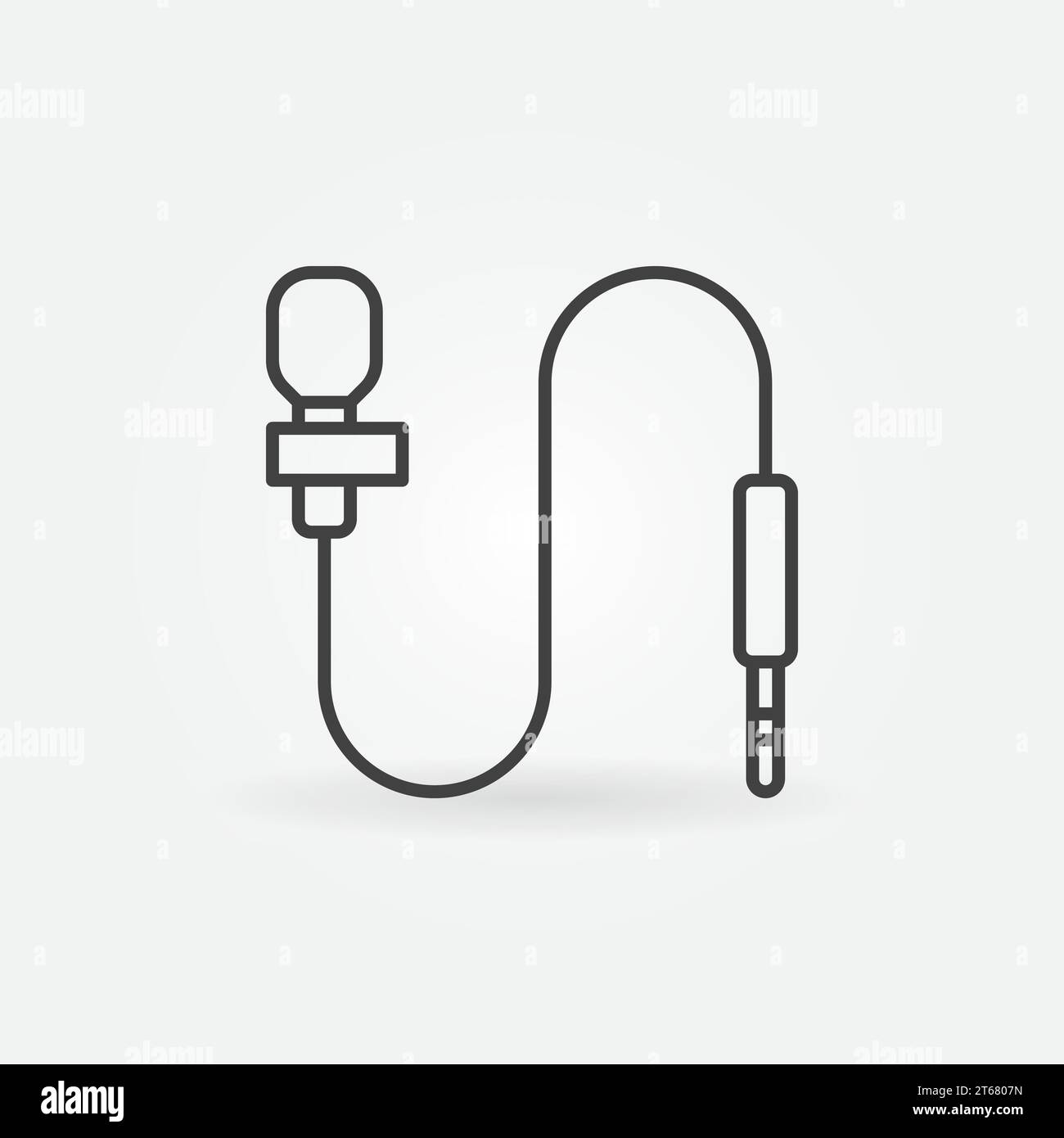 Neck mic Stock Vector Images - Alamy