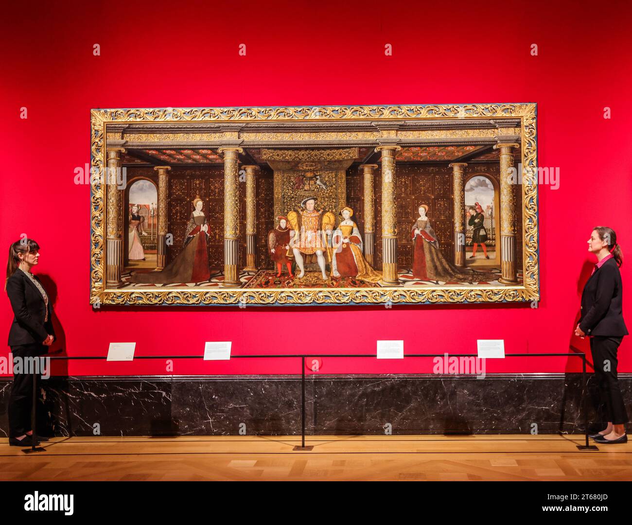 London, UK. 09th Nov, 2023. English school The Family of Henry the Viii ...