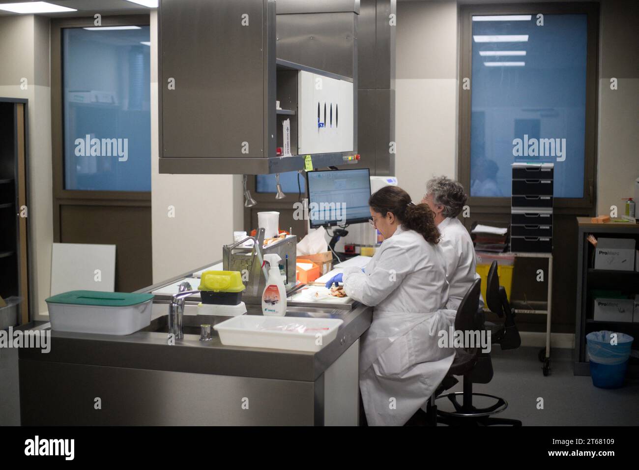 Saint Cloud, France. 01st June, 2023. The anatomopathology department ...