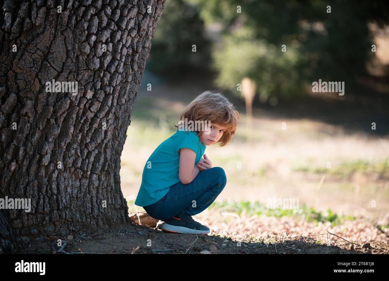 Children adaptation. Lonely kid. Kids depression, problems. Loneliness ...