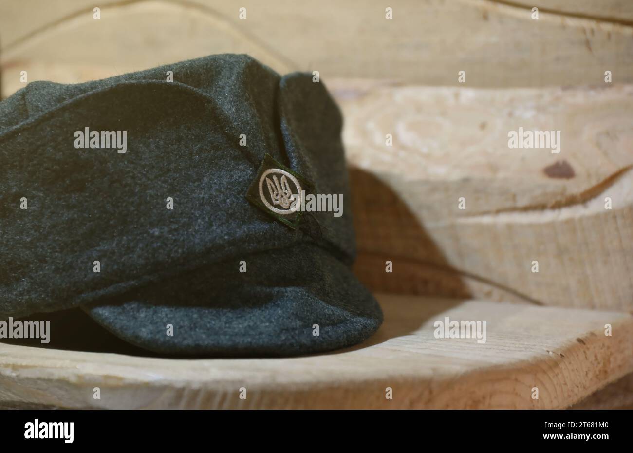 Ukrainian soldier's cap. Ukrainian military cap of 19 century OUN UPA ...