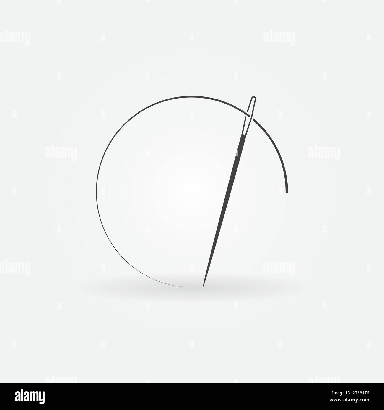 Circular needle Stock Vector Images - Alamy