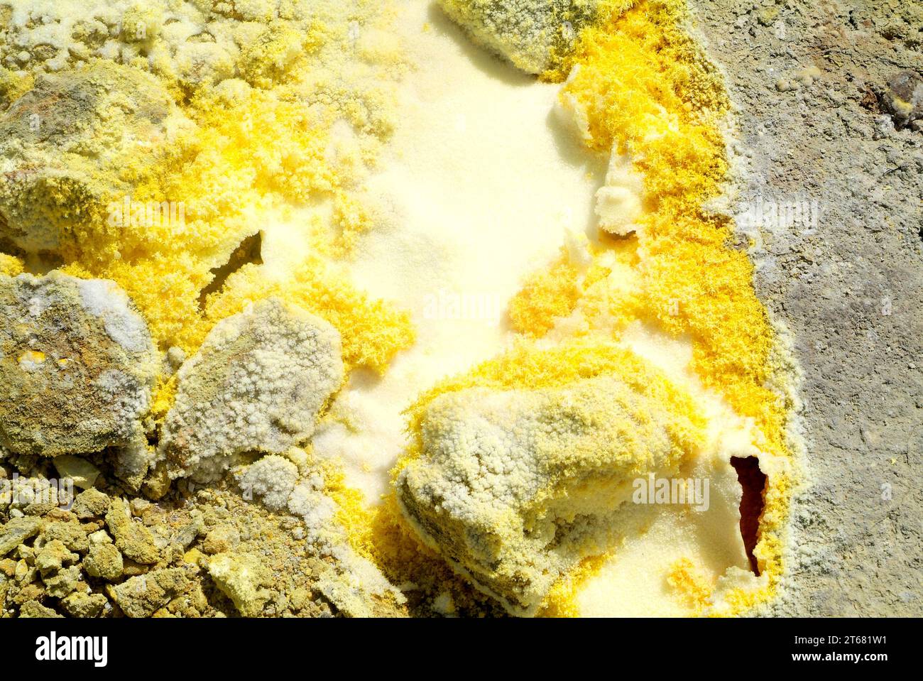 Fumaroles (gases, sulfur, halides, oxides and sulfates) in Vulcano ...