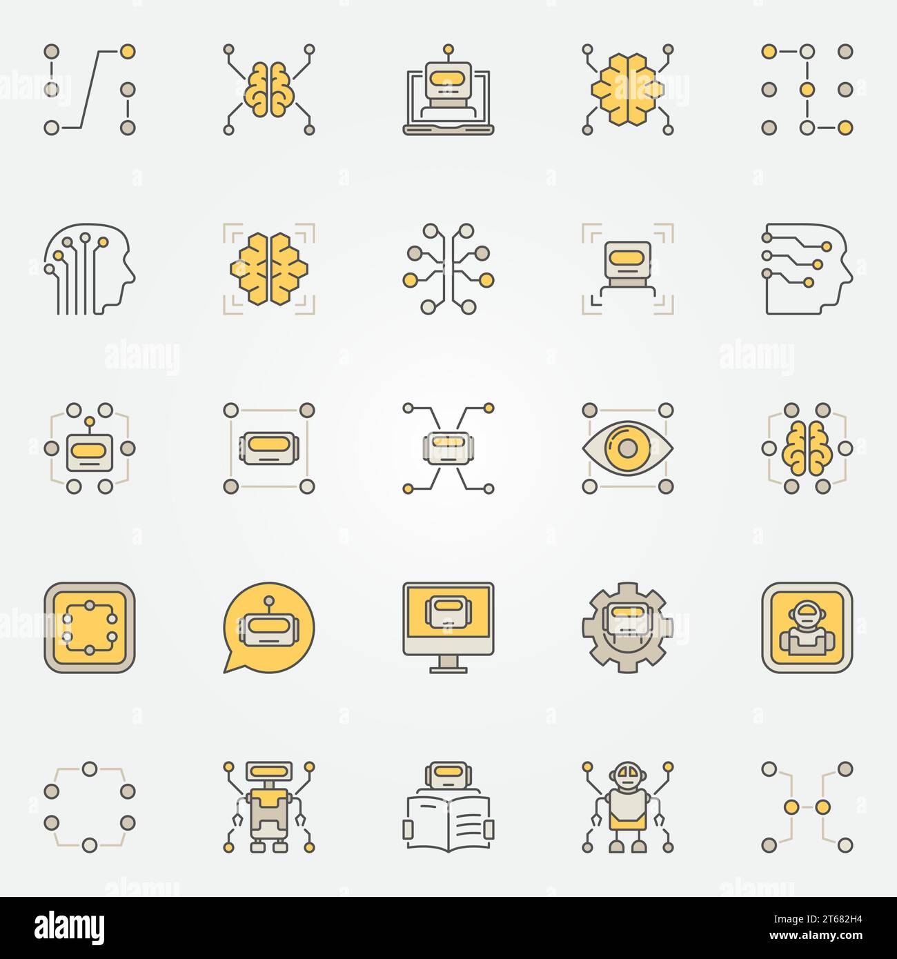 Elements of ai vector icons hi-res stock photography and images - Alamy