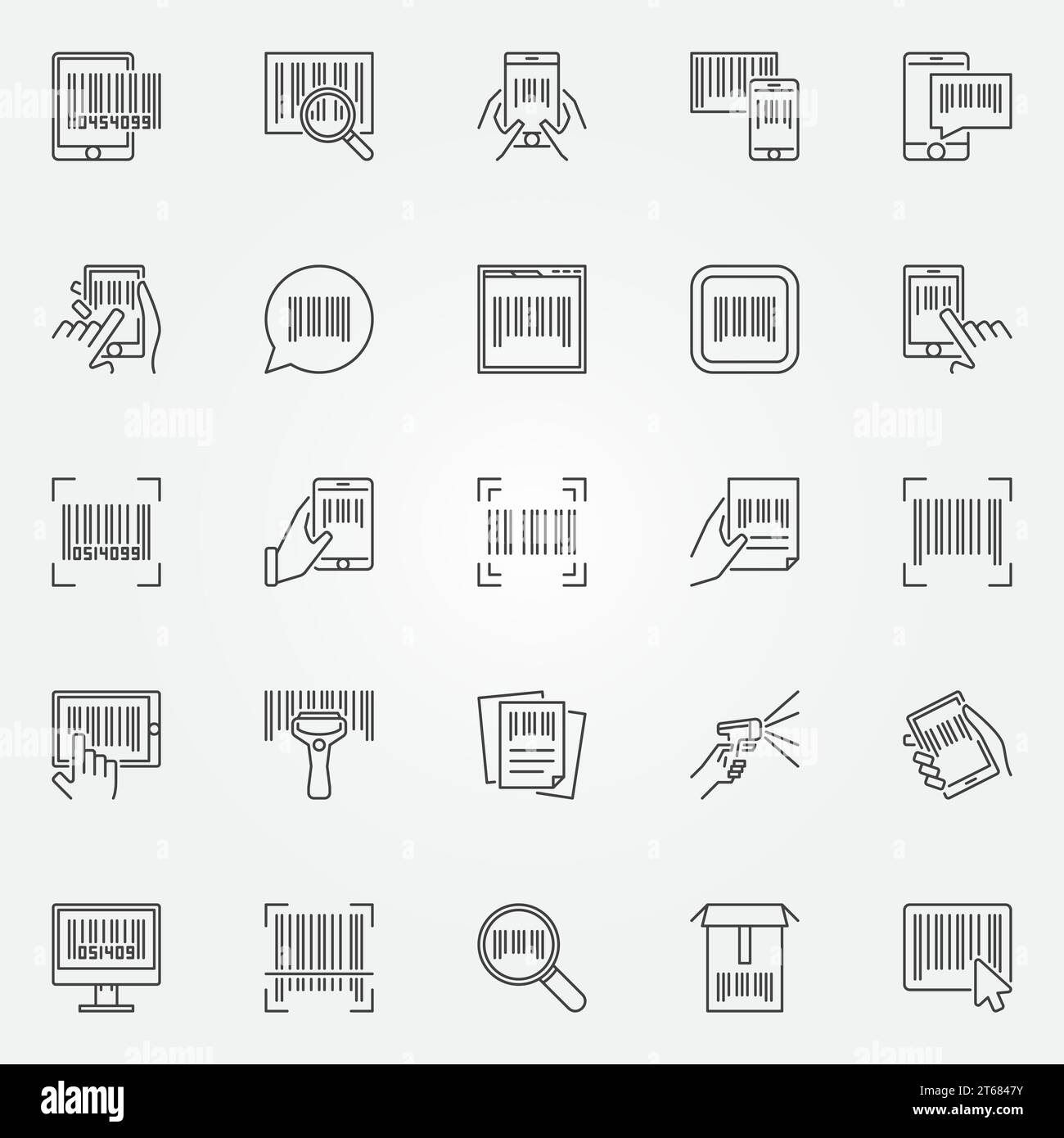 Barcode icons set - vector barcodes concept symbols or design elements ... Barcode icons set - vector barcodes concept symbols or design elements ...