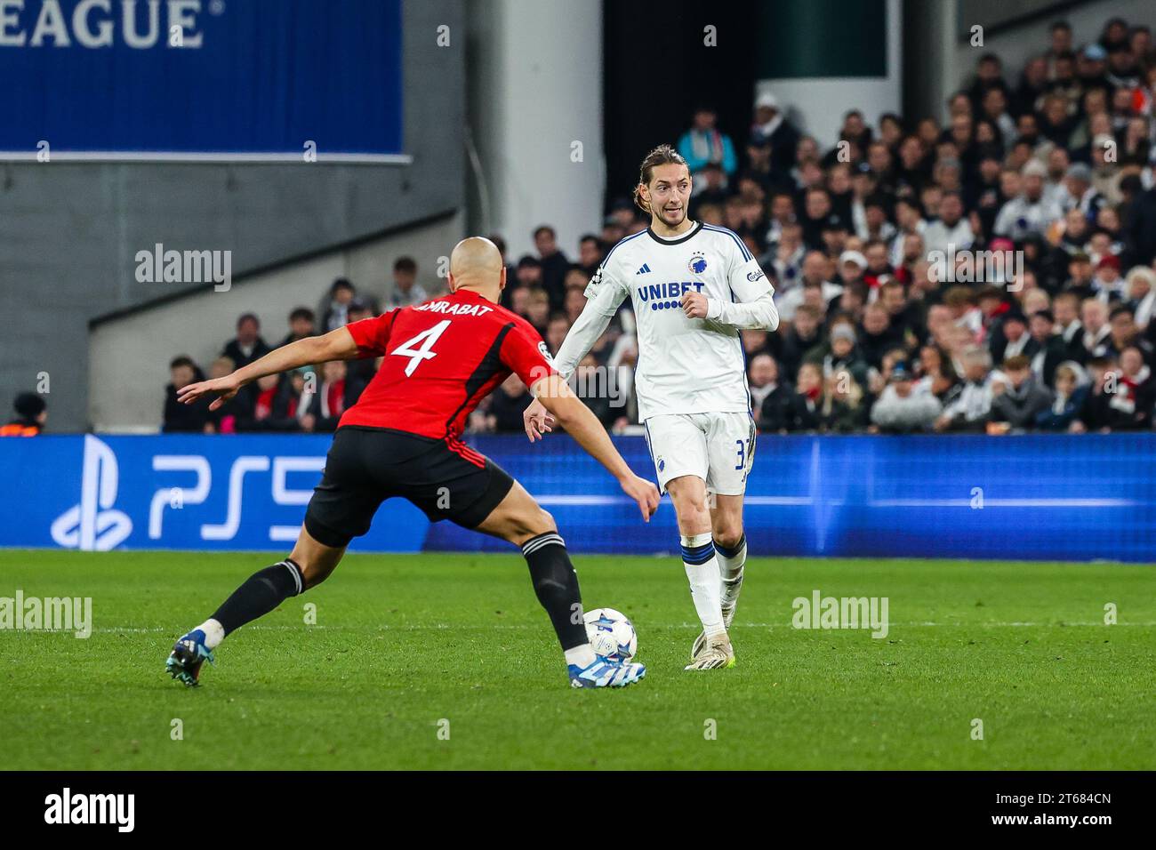 Copenhagen, Denmark. 08th Nov, 2023. Rasmus Falk (33) of FC Copenhagen ...