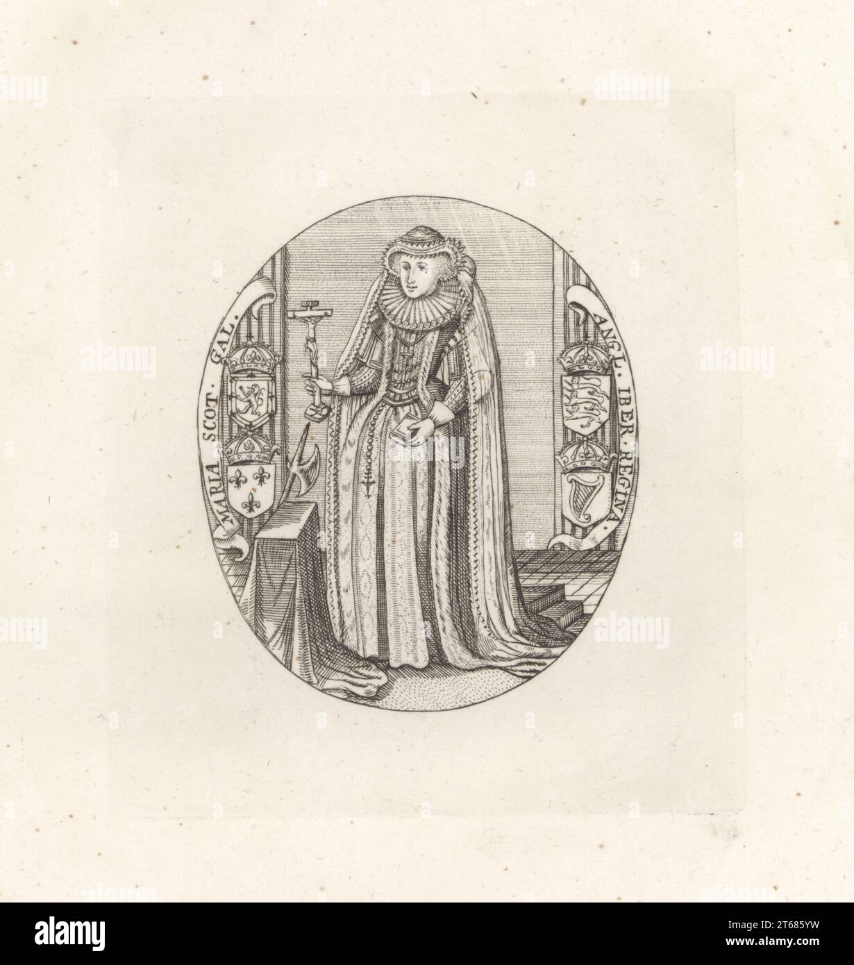 Mary, Queen of Scots, Mary Stuart, Mary I of Scotland, 1542-1587. Queen ...
