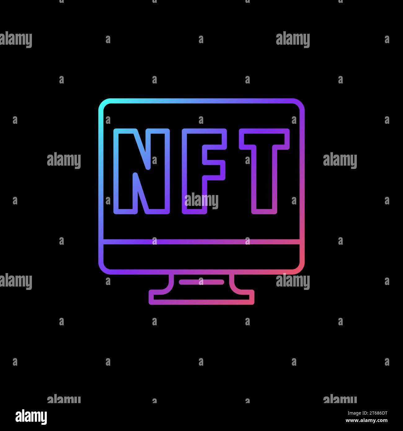 Non fungible tokens Stock Vector Images - Alamy