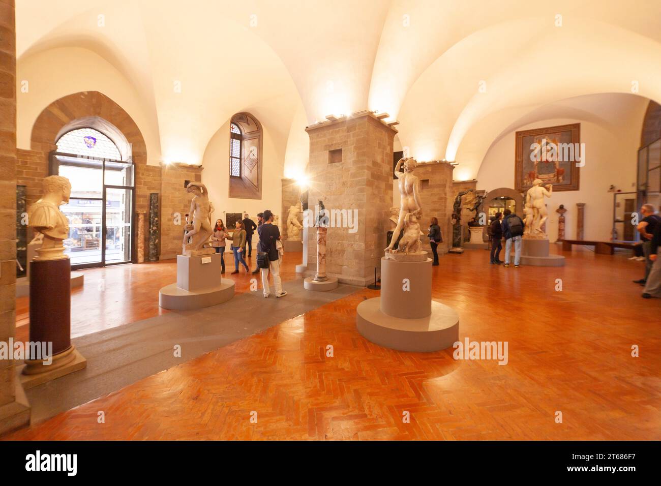 Italy, Tuscany, the city of Florence. The Bargello museum Stock Photo ...