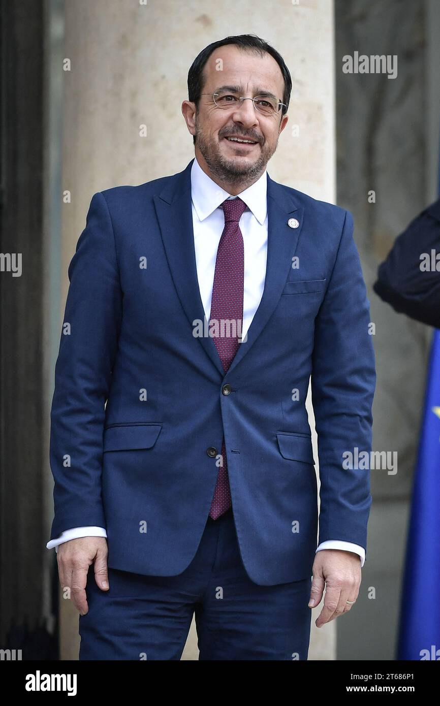 Paris, France. 09th Nov, 2023. Cyprus President Nikos Christodoulides ...