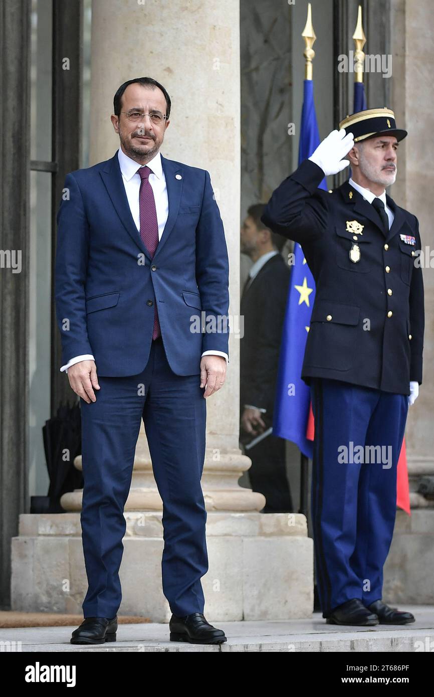 Paris, France. 09th Nov, 2023. Cyprus President Nikos Christodoulides ...