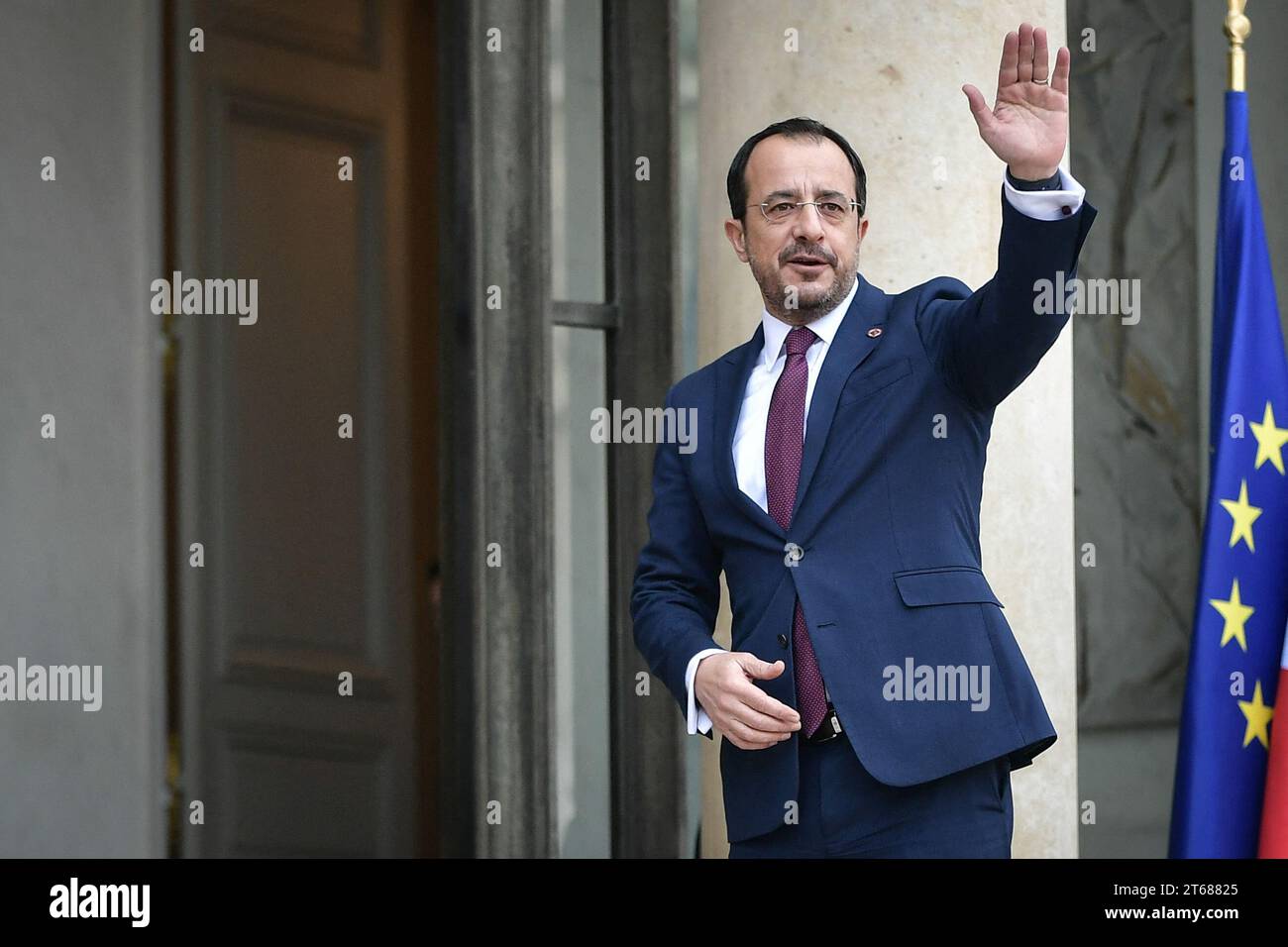 Paris, France. 09th Nov, 2023. Cyprus President Nikos Christodoulides ...