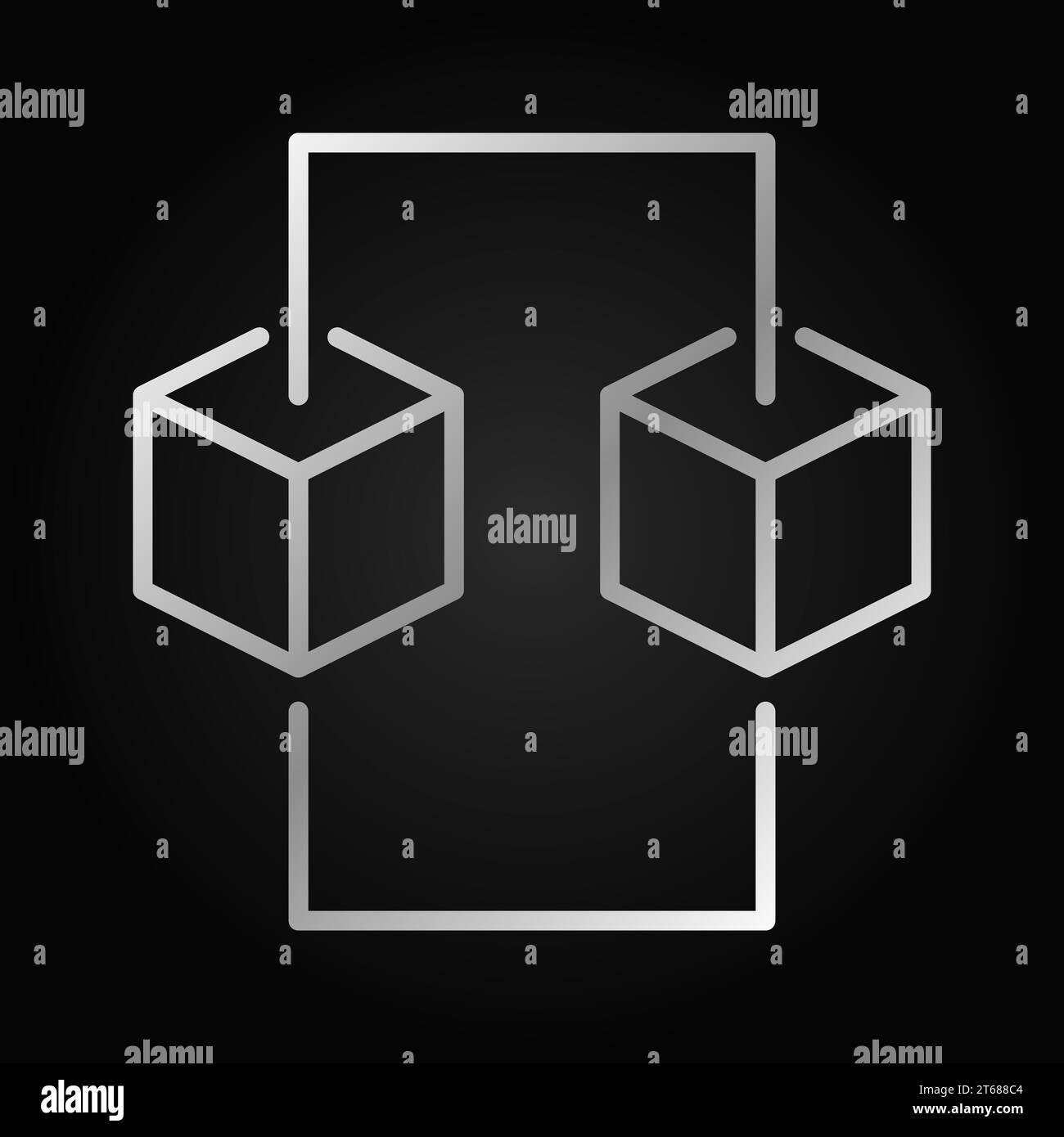 Silver blocks Stock Vector Images - Alamy