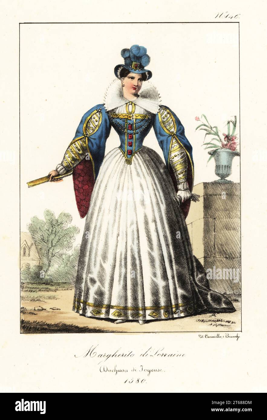 Margaret of Lorraine, Duchess of Joyeuse and later Duchess of Piney ...