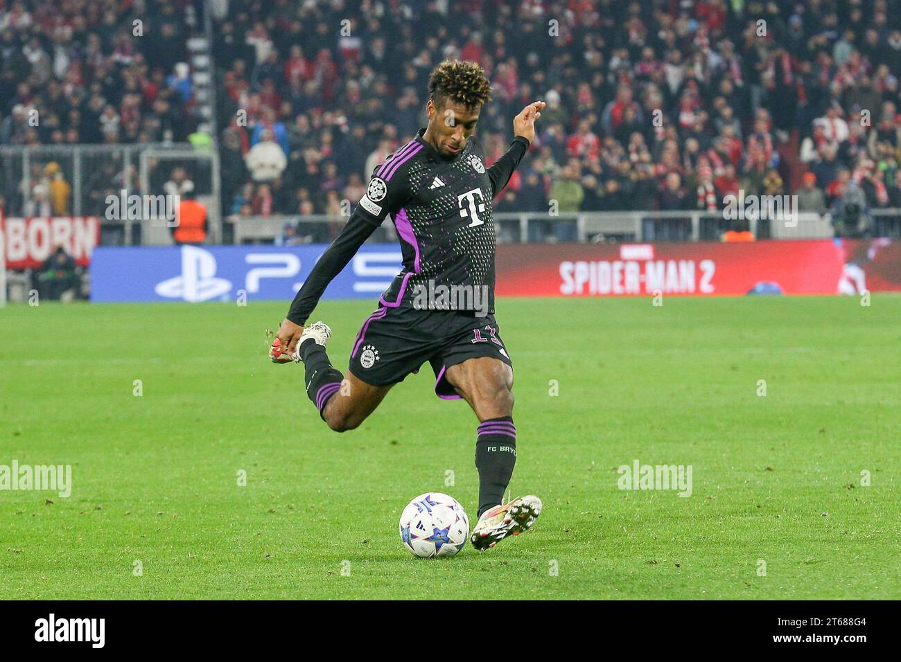 Munich, Germany. 08th Nov, 2023. Bayern Munich midfielder Kingsley ...