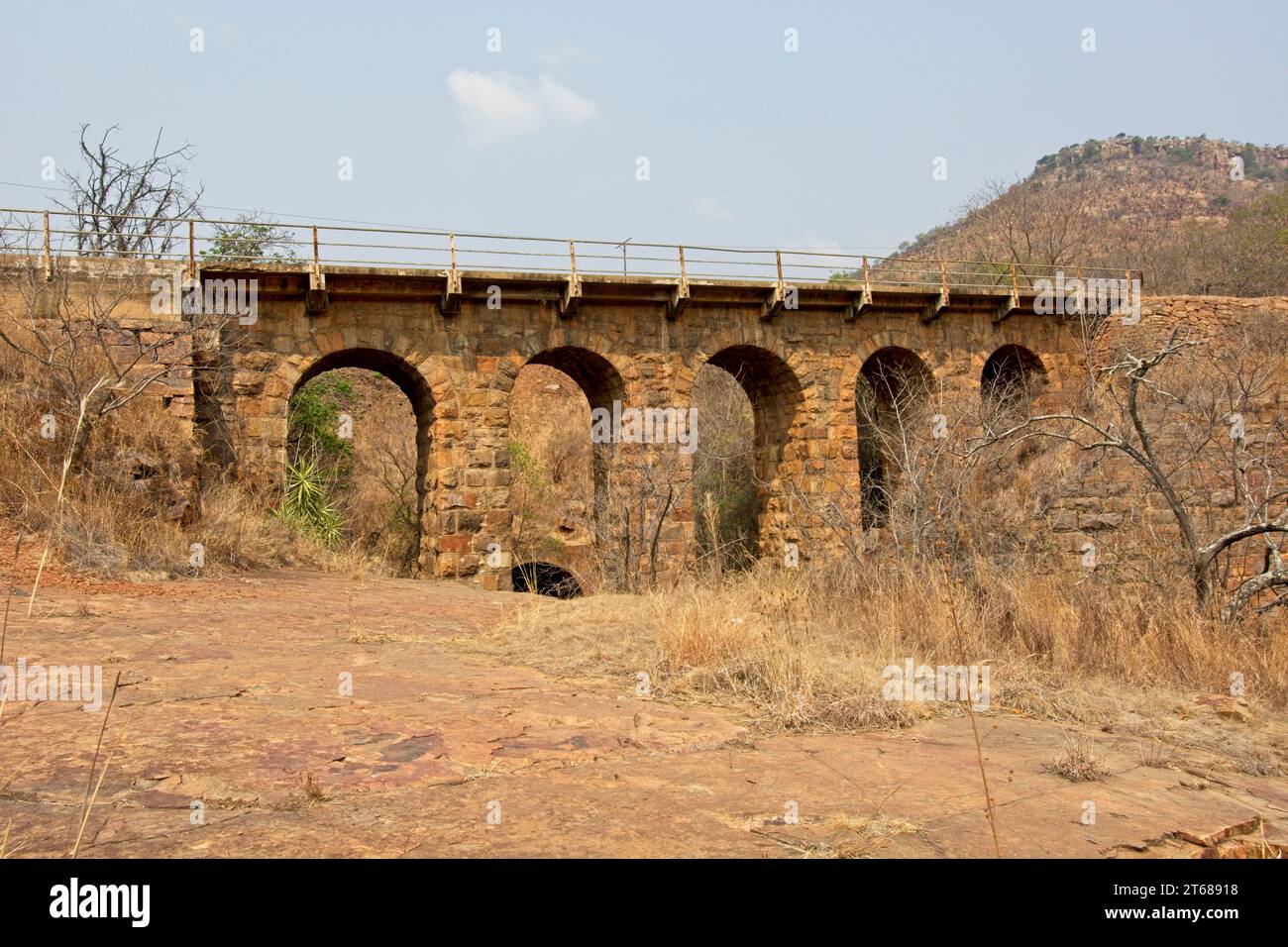 Historic 5 Arch bridge over the Elands River near Waterval-Boven South ...