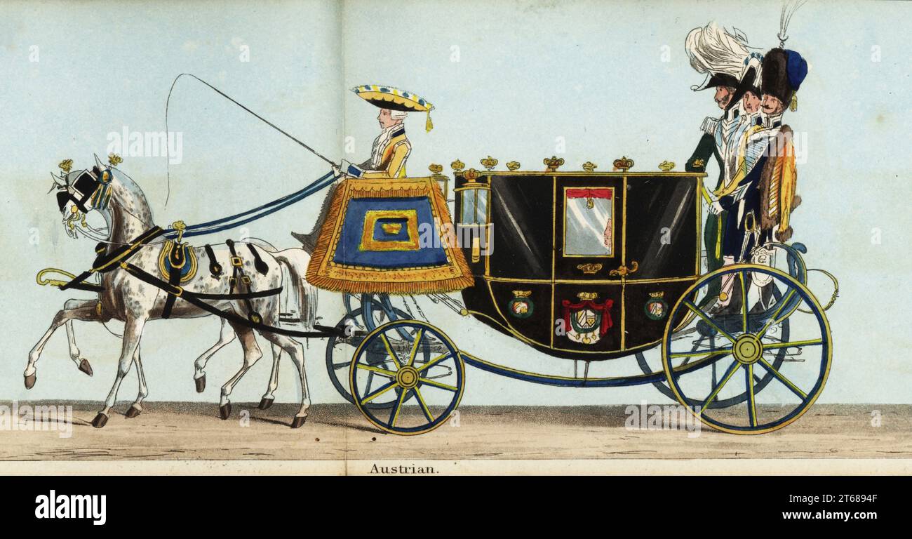 Carriage of the Austrian Ambassador in Queen Victorias coronation ...