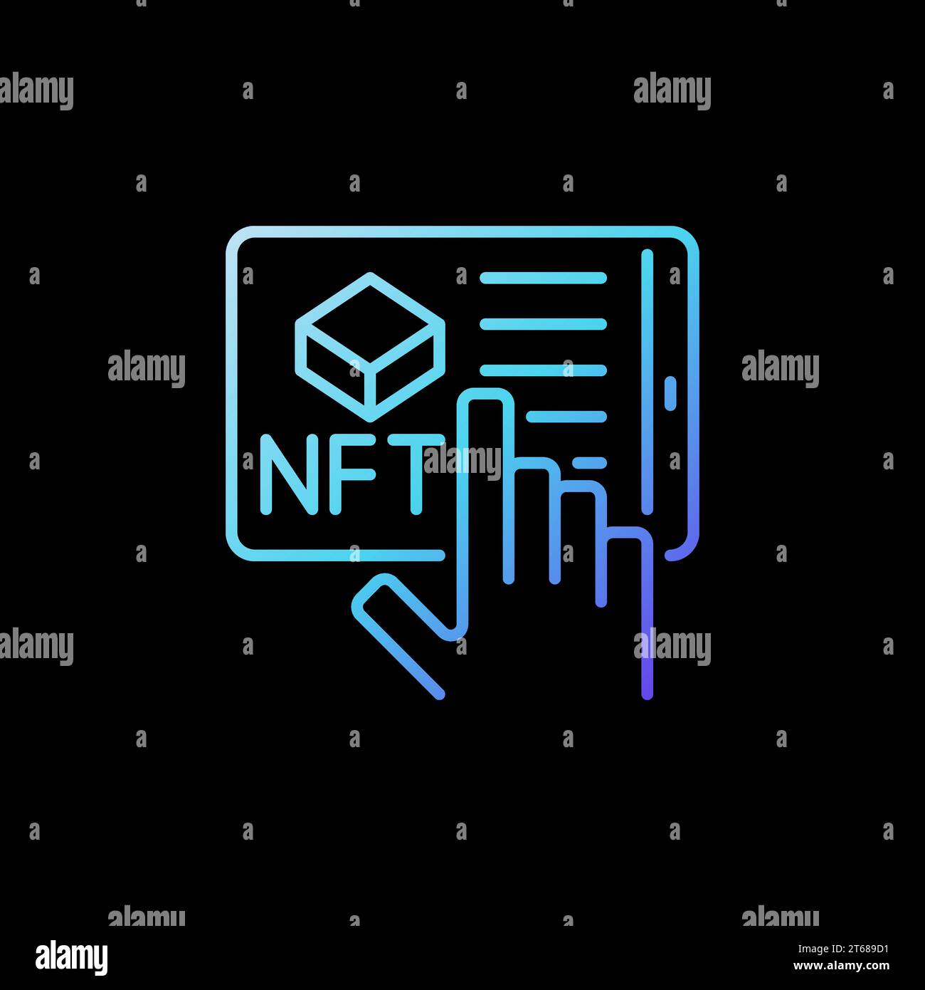 Non fungible tokens Stock Vector Images - Alamy