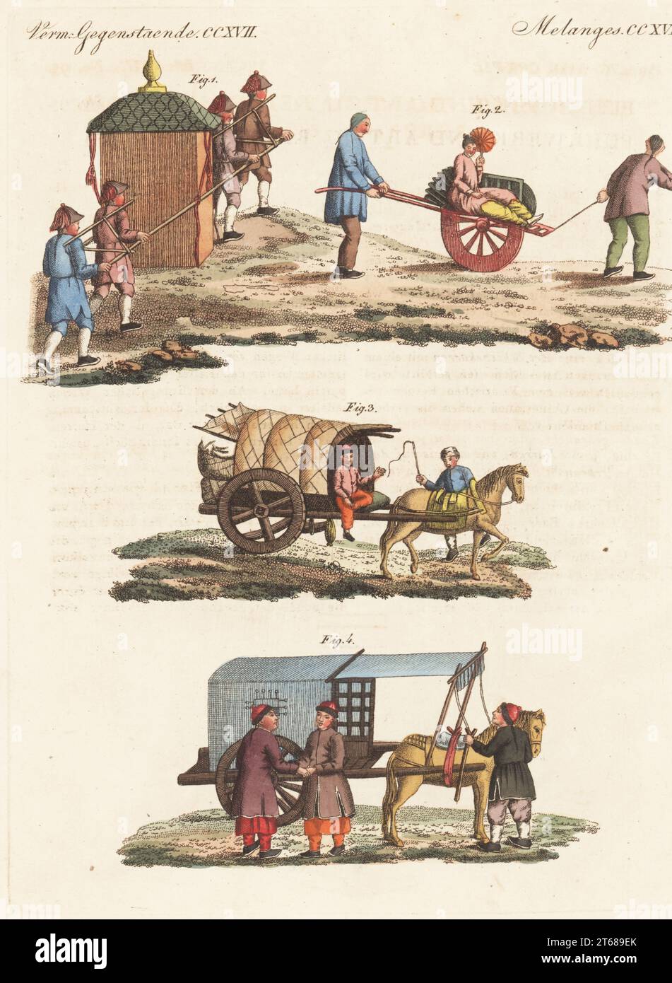 Methods of transport in China, Qing dynasty, 1800s. Palanquin or sedan ...