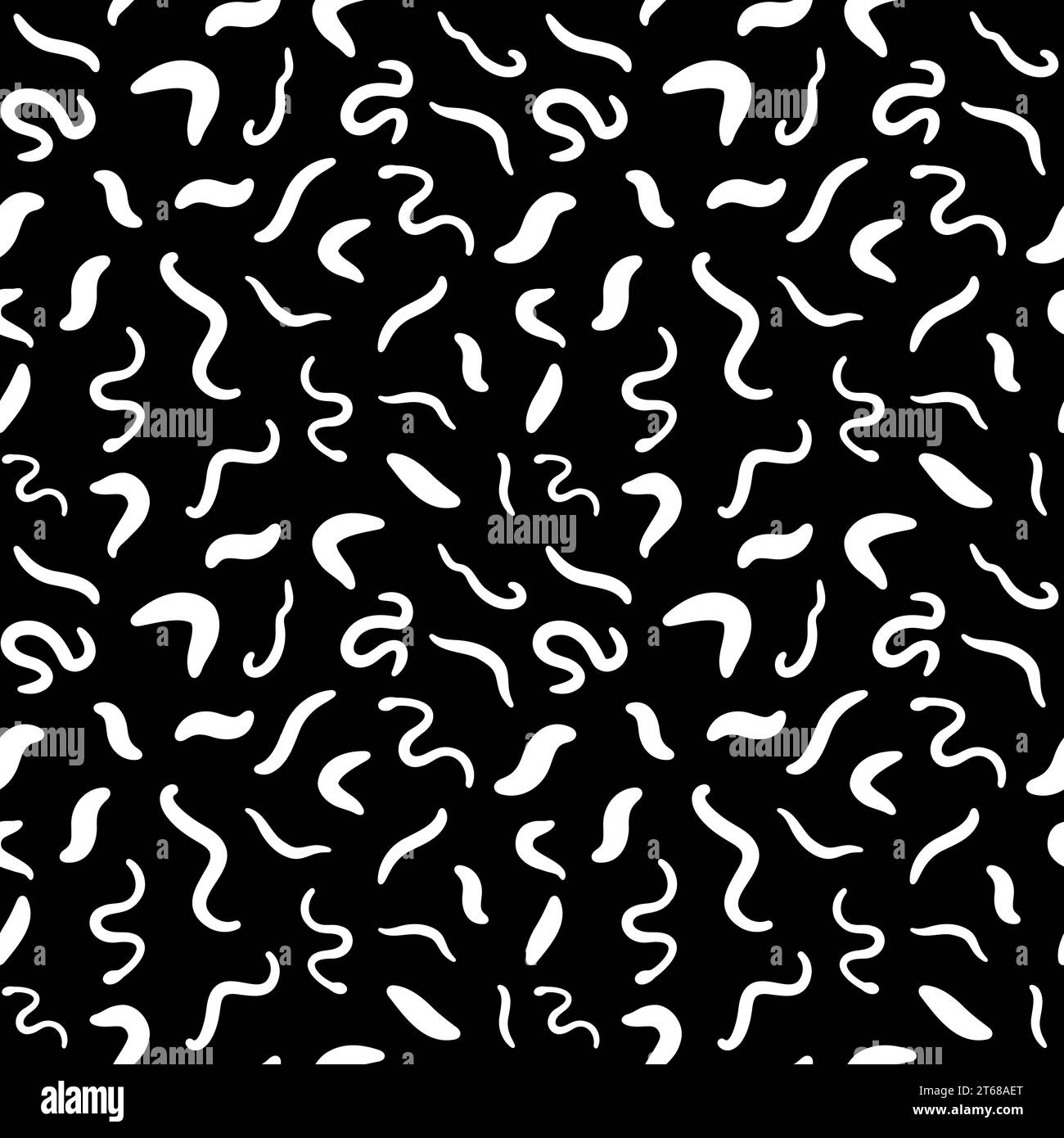 Ascariasis Parasites Helminths vector concept Seamless pattern or ...