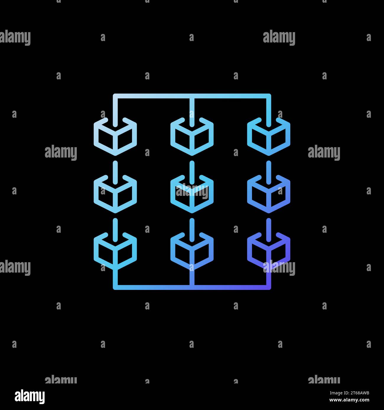 9 blocks Stock Vector Images - Alamy