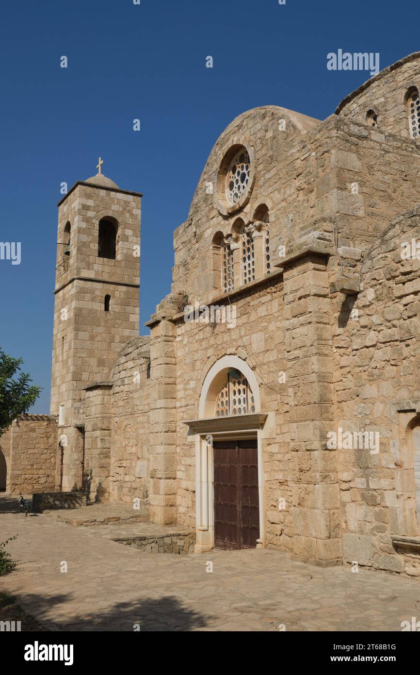 exterior of Saint Barnabas Monastery in Enkomi now Tuzla in occupied ...