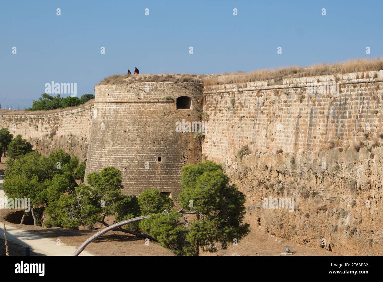 Ancient walled city or Bastion surrounding the original city of ...