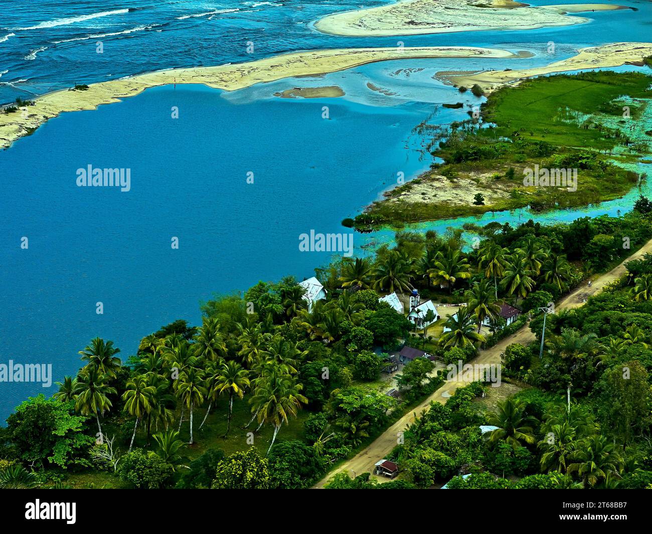 Aerial View, Northeast coastline - Madagascar - September, 2023 Stock ...