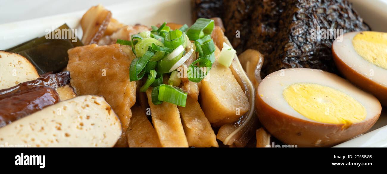 Delicious Taiwanese traditional mixed lu wei, lou mei, braised dishes ...