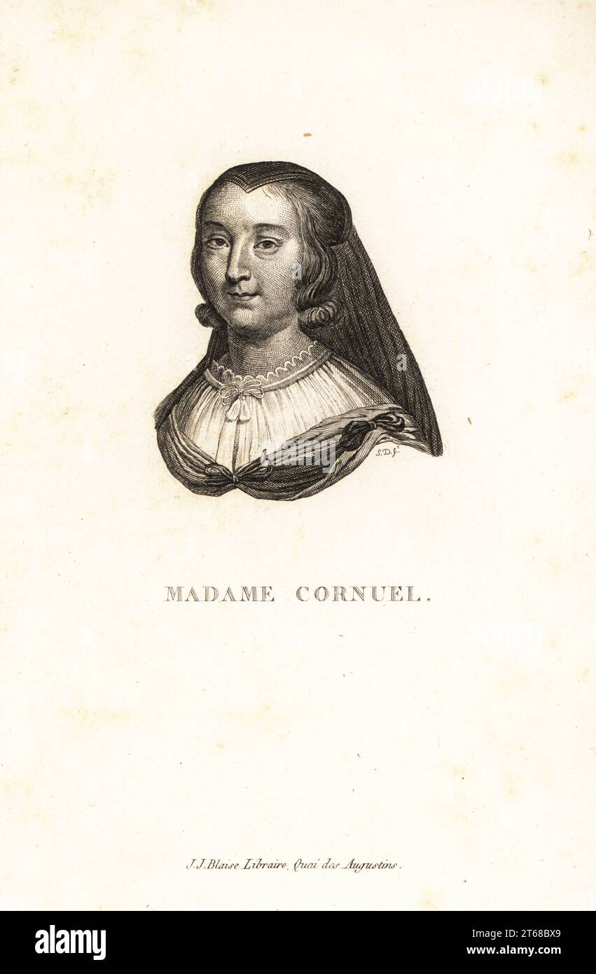 Portrait of Anne-Marie Bigot de Cornuel, 16051694, French salonnière in ...