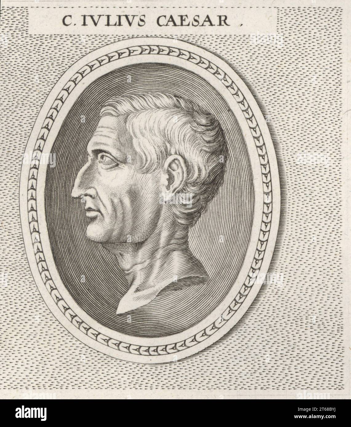 Gaius Julius Caesar, Roman general and statesman, 100-44 BC. A member ...