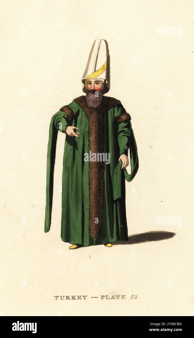 Capitan Pasha or High Admiral of the Turkish Navy, Ottoman Empire ...