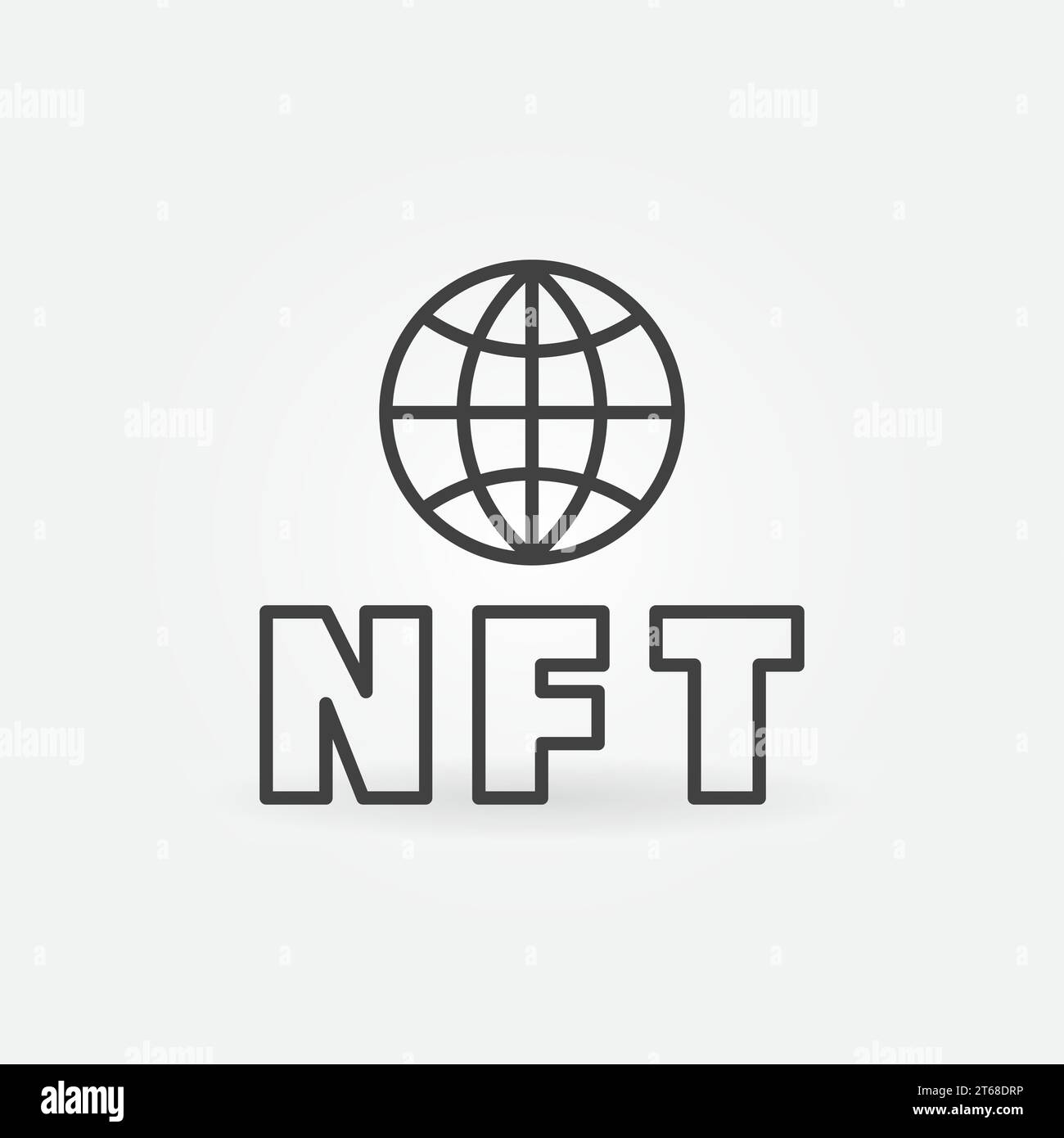 Nft circle logo Stock Vector Images - Alamy