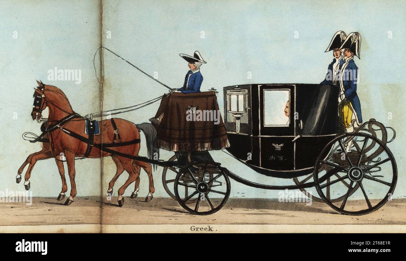 Carriage of the Greek Minister, Prince Michael Soutzo, in Queen ...