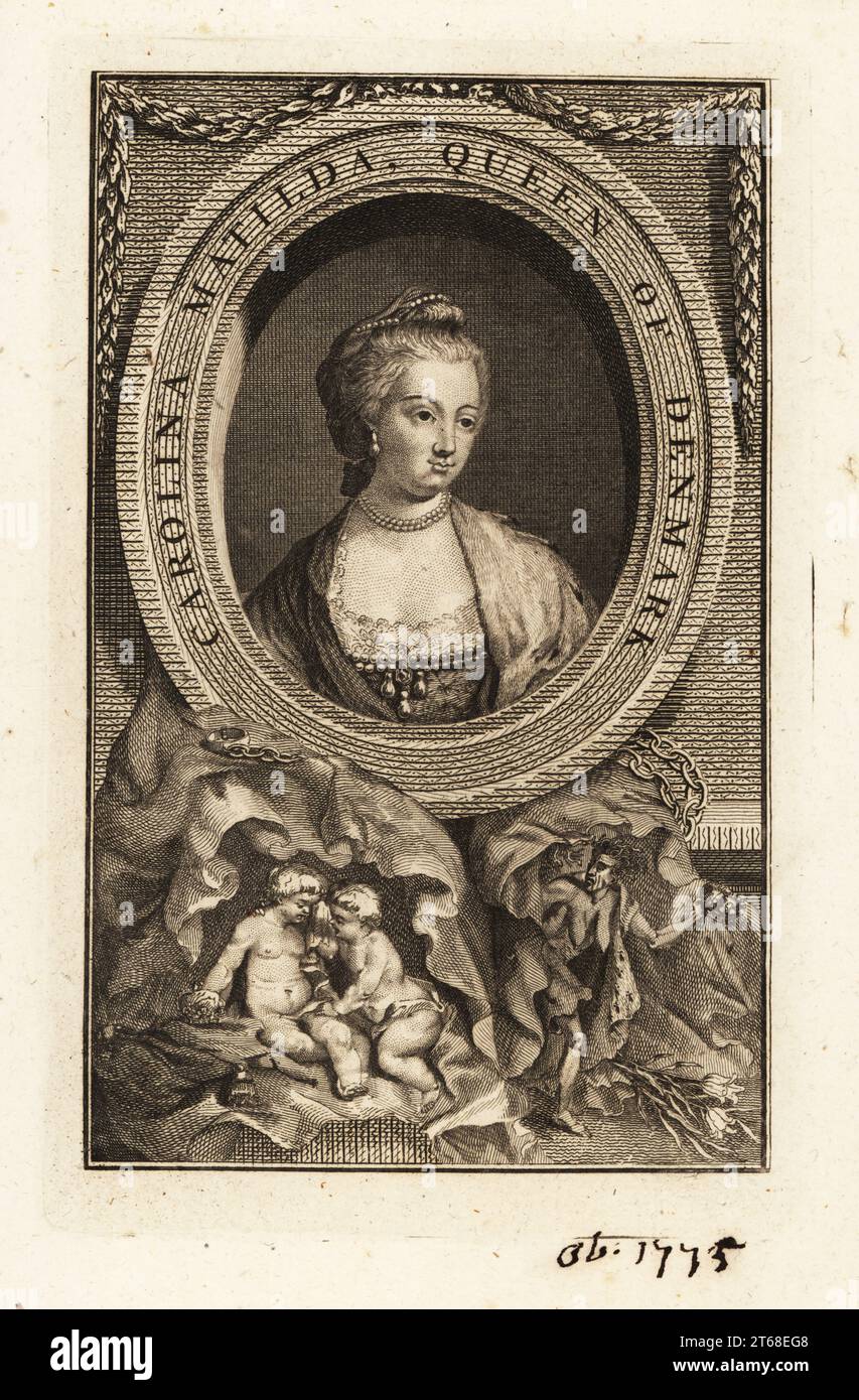 Carolina Matilda, Sister of King George III, Princess of Great Britain ...