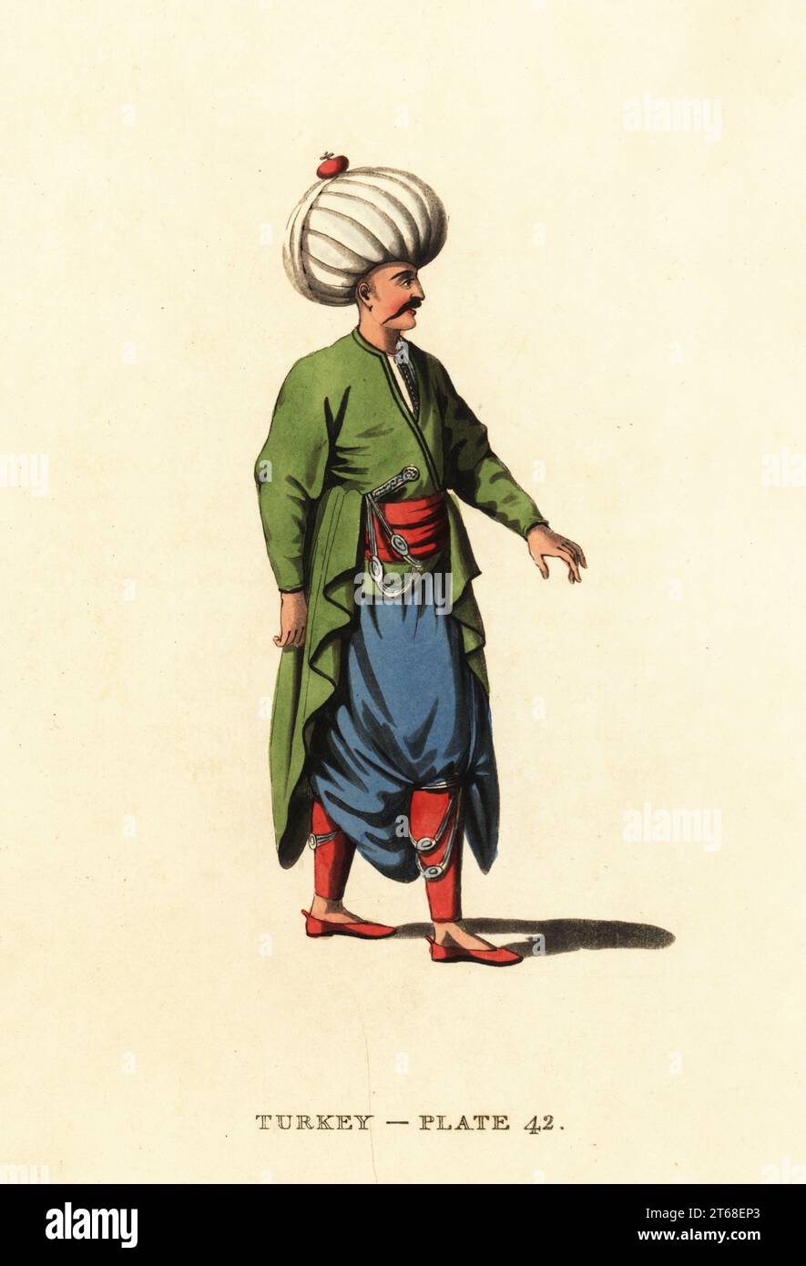 Inferior officer in the Janissaries, infantry of the Ottoman Empire ...