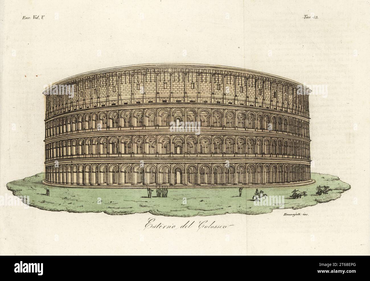 Ancient roman illustration amphitheatre hi-res stock photography and ...