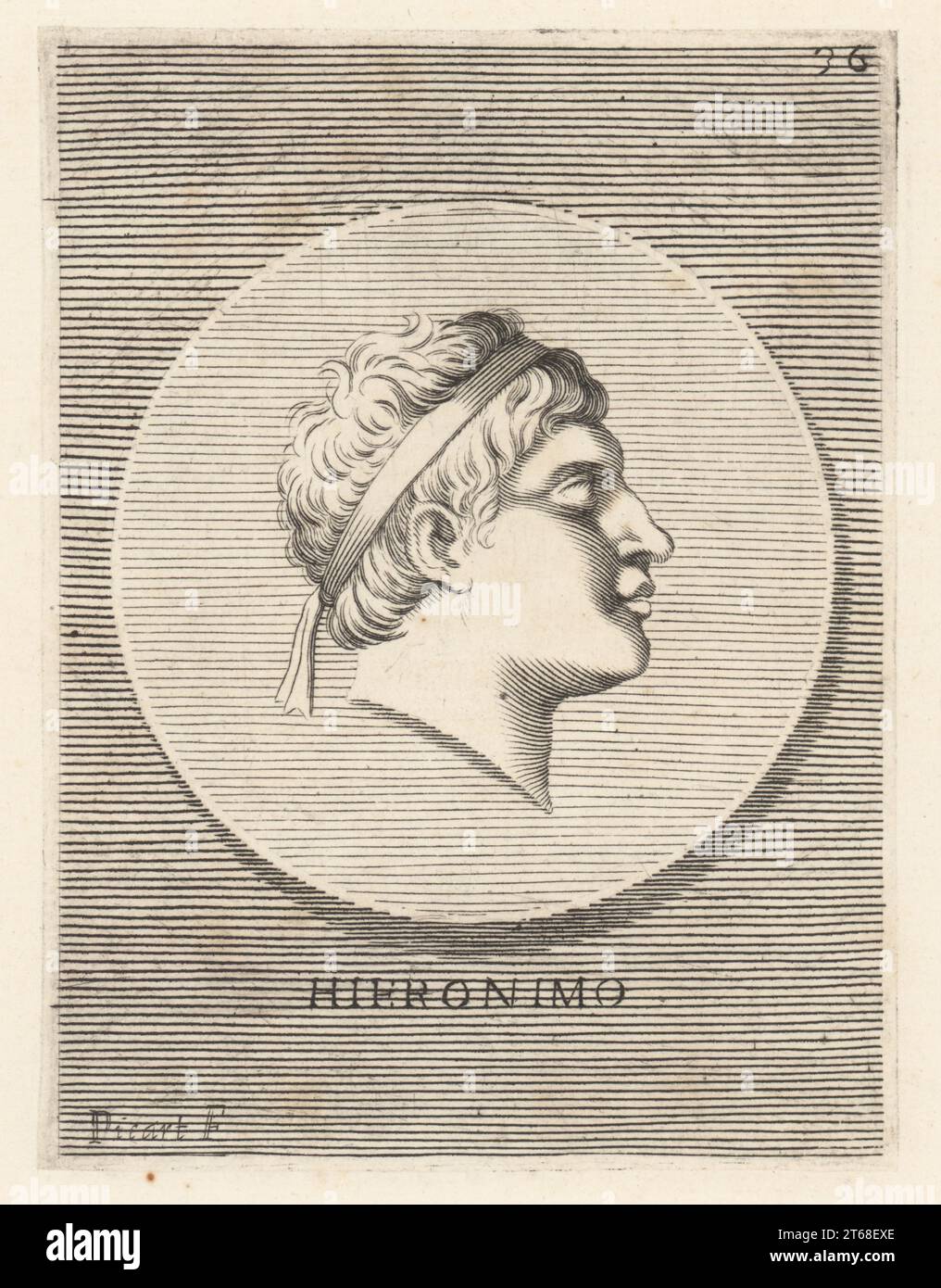 Hieronymus, tyrant of Syracuse, 231214 BC. He succeeded his grandfather ...
