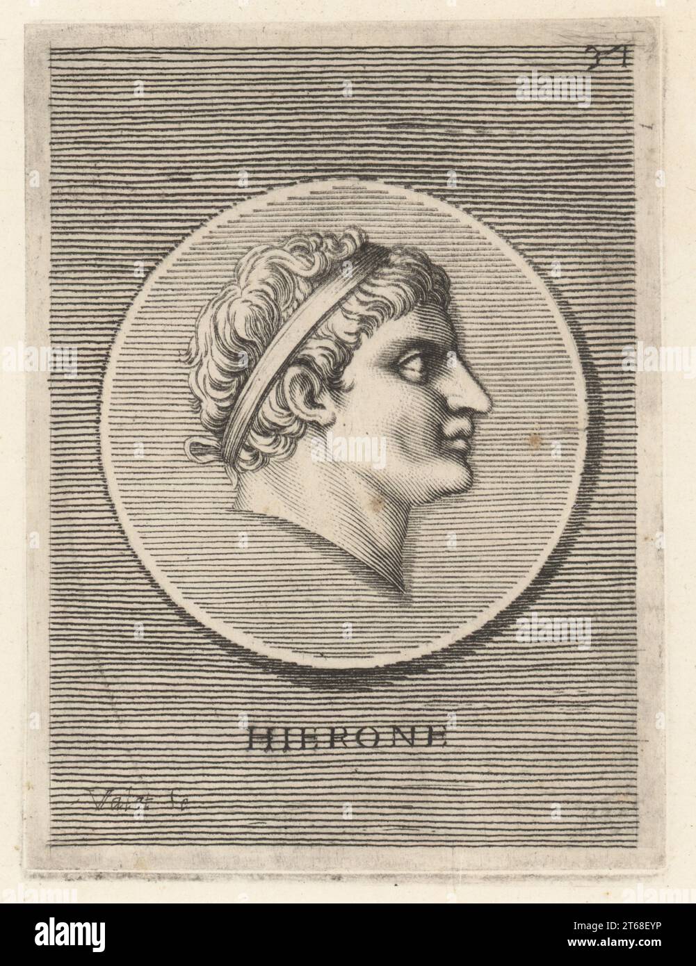 Hiero I, or Hieron I, tyrant of Syracuse, Sicily, 478 to 467 BC. Son of ...