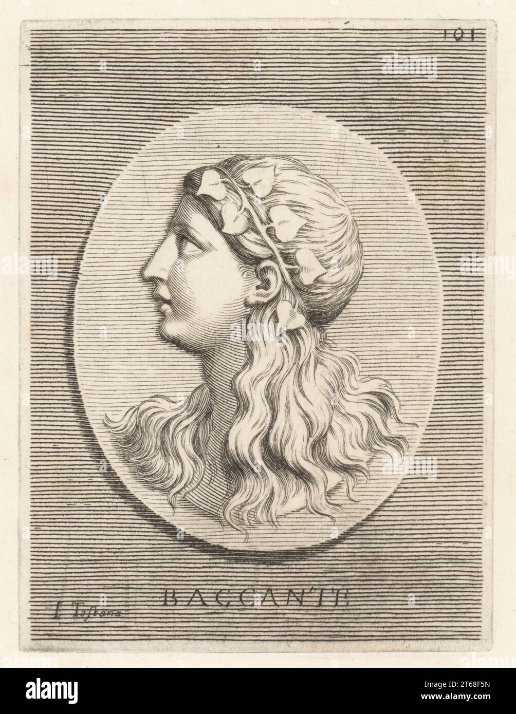 One of the Bacchantes or Bacchae. The mother of Dionysus Semele and her ...