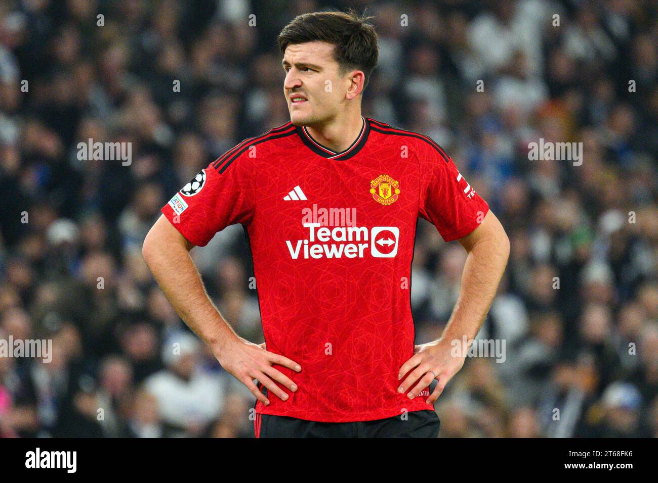 Copenhagen, Denmark. 08th Nov, 2023. Harry Maguire (5) of Manchester ...