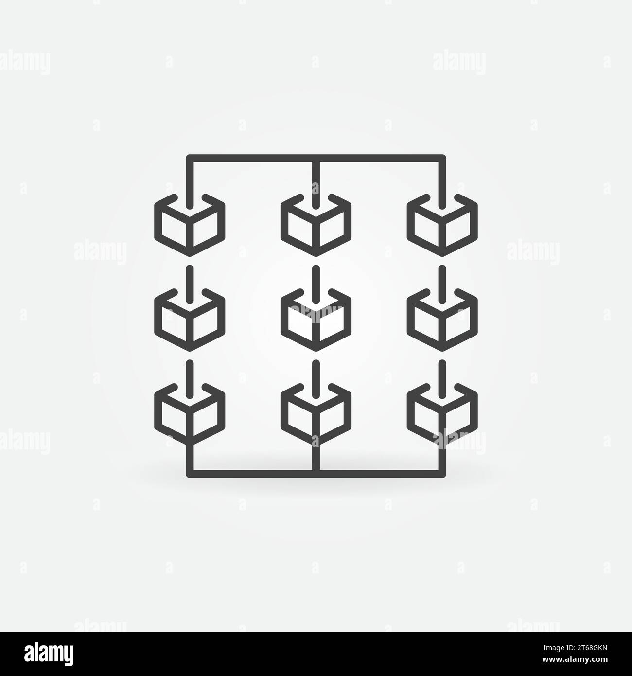9 blocks Stock Vector Images - Alamy