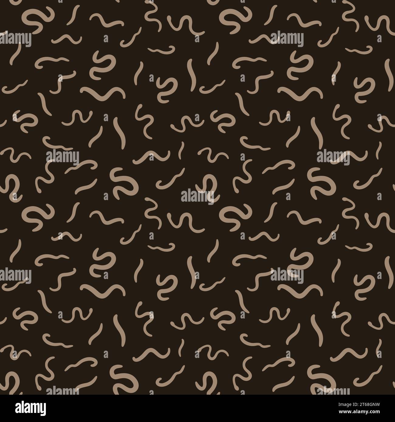 Helminths Seamless Background - Ascariasis Intestinal Worms concept ...