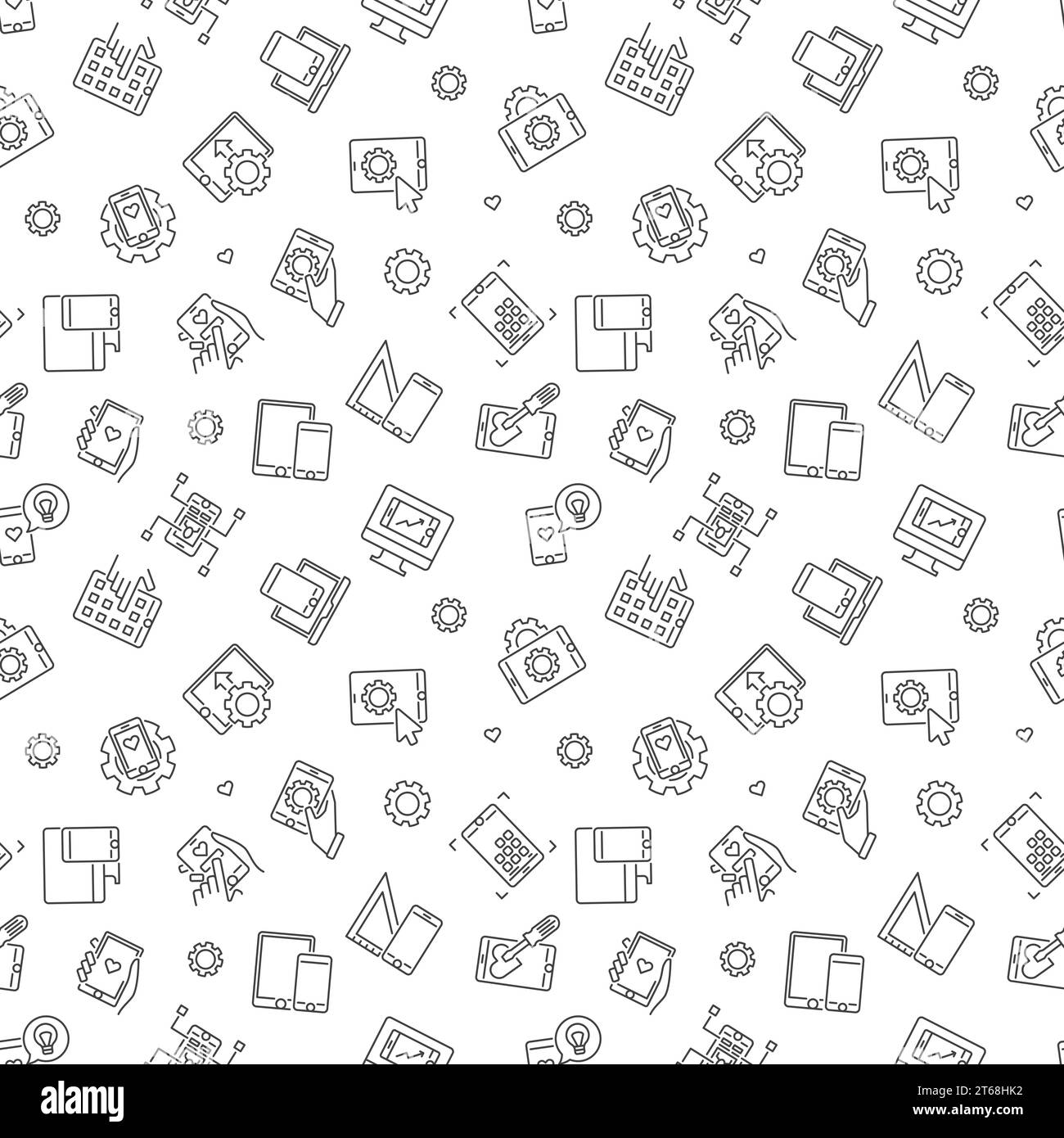 App dev background Stock Vector Images - Alamy