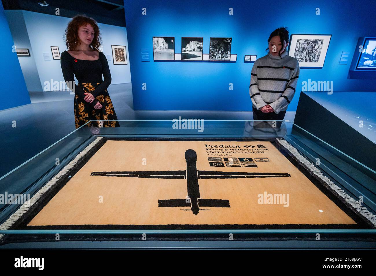 London, UK. 9th Nov, 2023. John Ricks, Predator (carpet bombing), 2016 ...