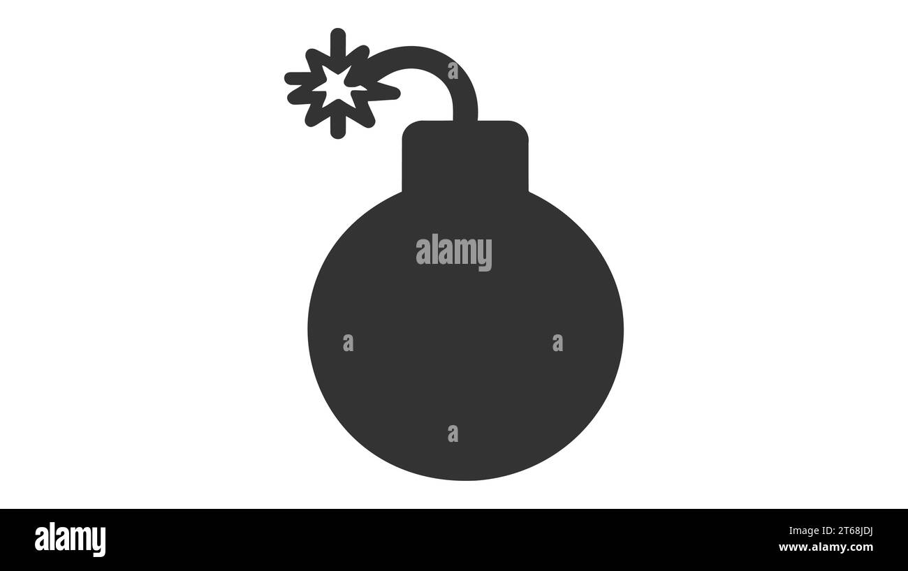 Bomb icon,vector illustration. Flat design style. vector bomb icon ...